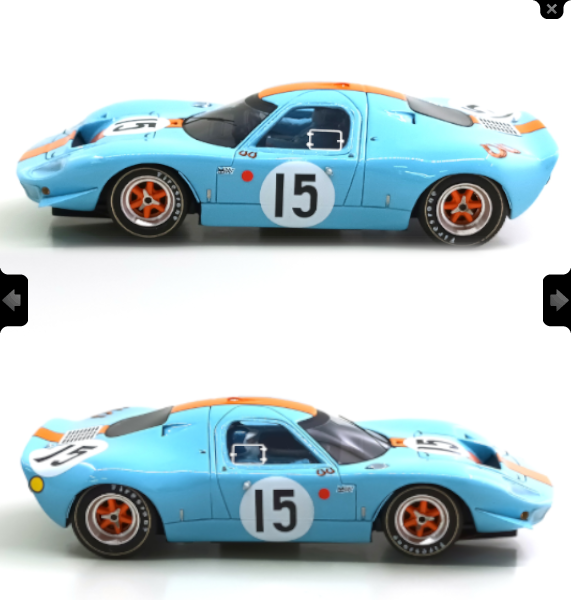 Le Mans Miniatures : Mirage M1 Gulf n°15 Le Mans 1967 Jacky Ickx ...